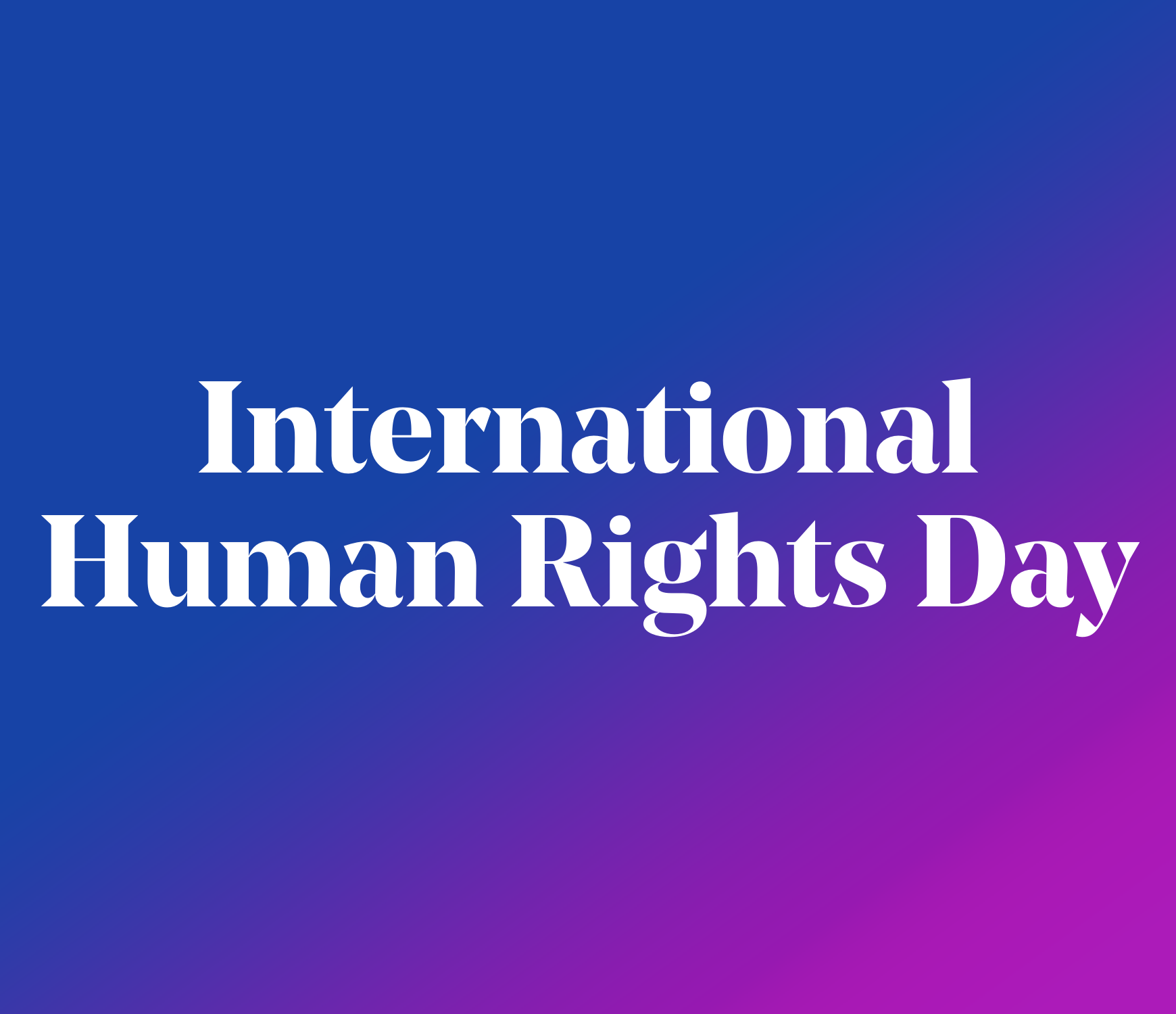 International Human Rights Day California Teachers Association